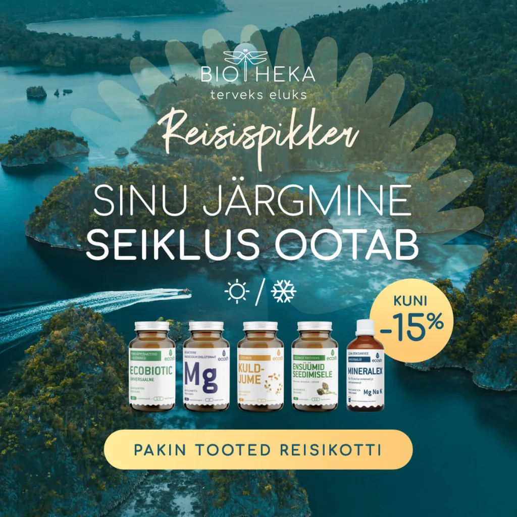 Biotheka loodusravi bioteek. Terveks eluks!